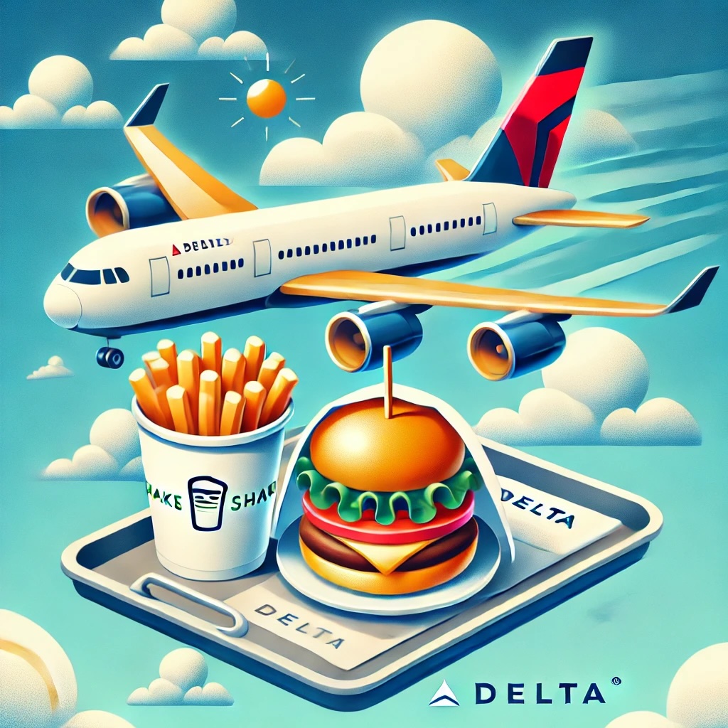 Burgers Take Flight: Delta and Shake Shack Team Up! - The Hungry Times